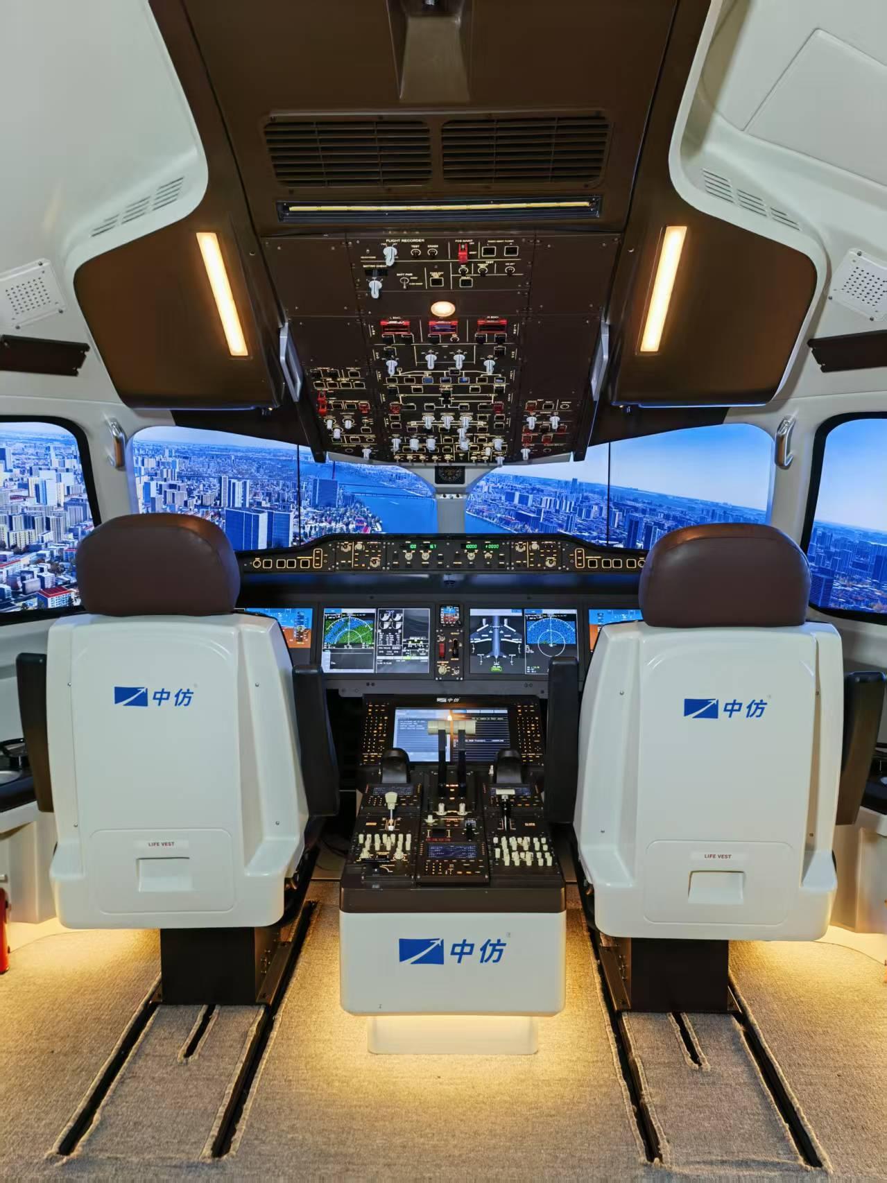 C919飞行模拟器驾驶舱操纵系统和控制板介绍 - 知乎