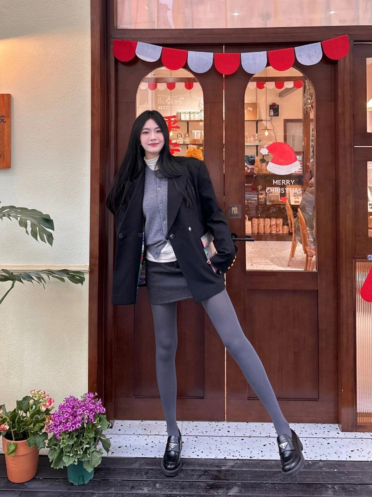 灰丝英伦风丨170cm 50kg 服饰搭配 - 知乎