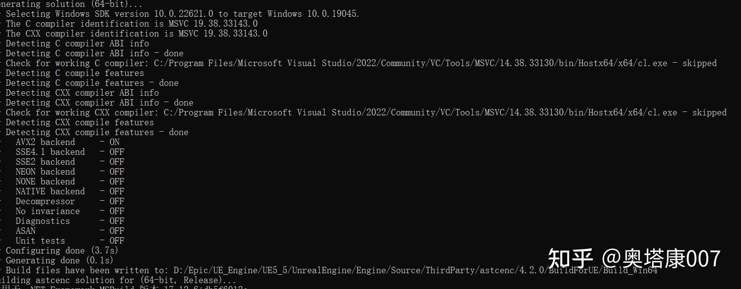 UE5.5打包优化让ASTC使用AVX2而不是SSE4.1 - 知乎