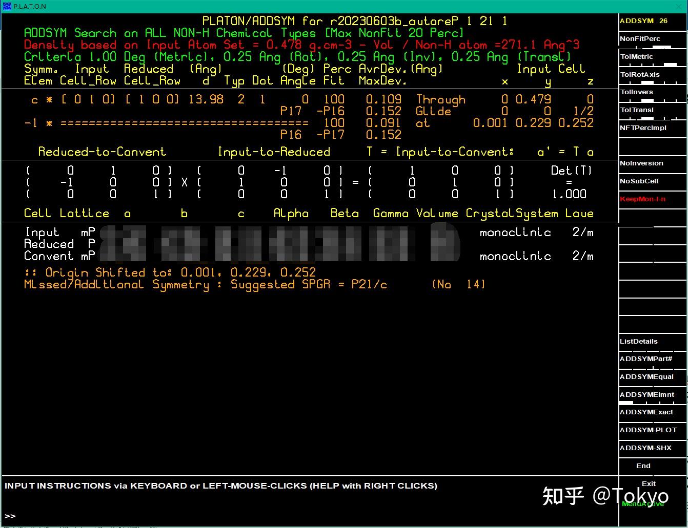 Olex2调用PLATON升空间群时提示访问冲突 - 知乎
