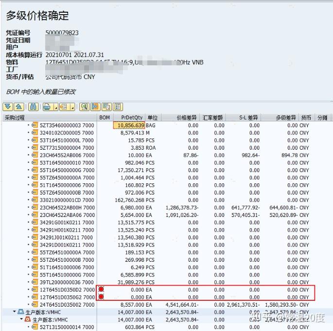 SAP-基础篇-70-物料账CKM3不收敛循环&价格溢出 - 知乎