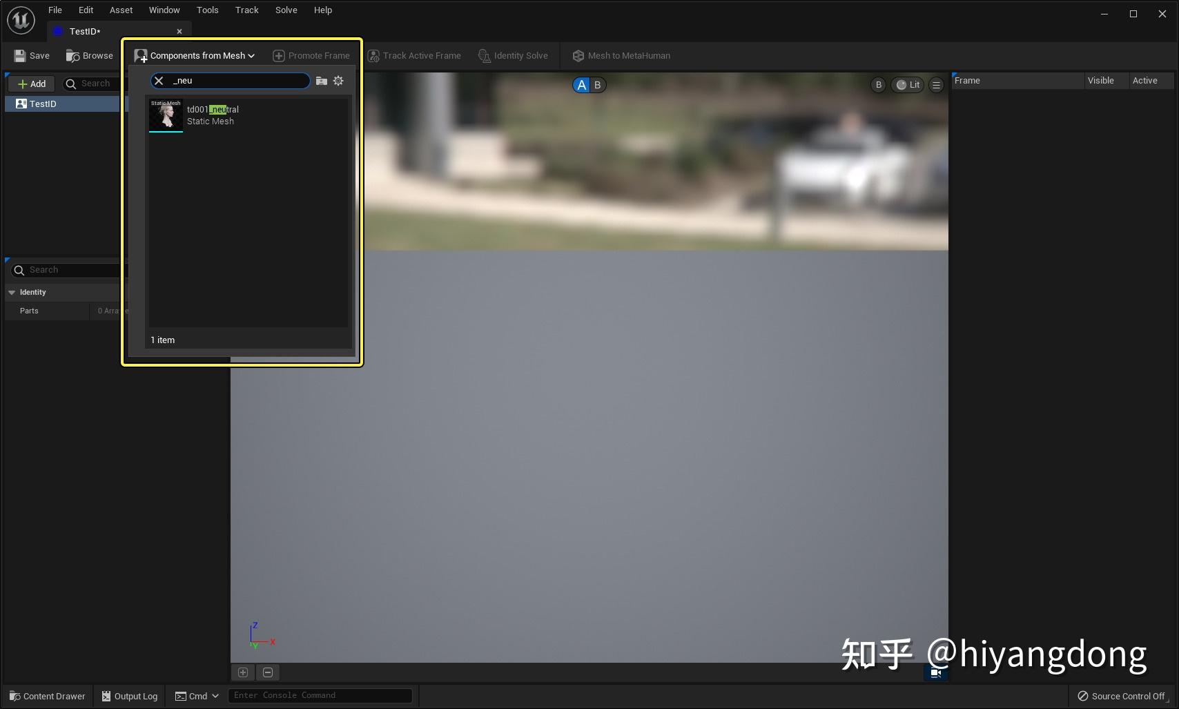 数字人 | UE5 Mesh to MetaHuman功能 - 知乎