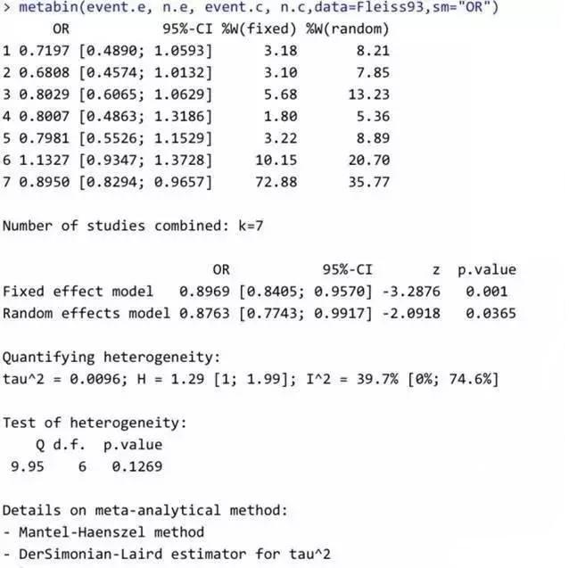 第6章：利用R中的meta包实现meta分析 - 知乎