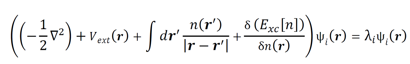 Kohn-Sham equations: derivation and total energy - 知乎