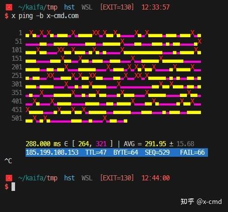 🧩 x-cmd mod | x ping - 可视化 ping 数据，网络延迟一目了然，Windows、Linux、MacOS 均可通用 - 知乎