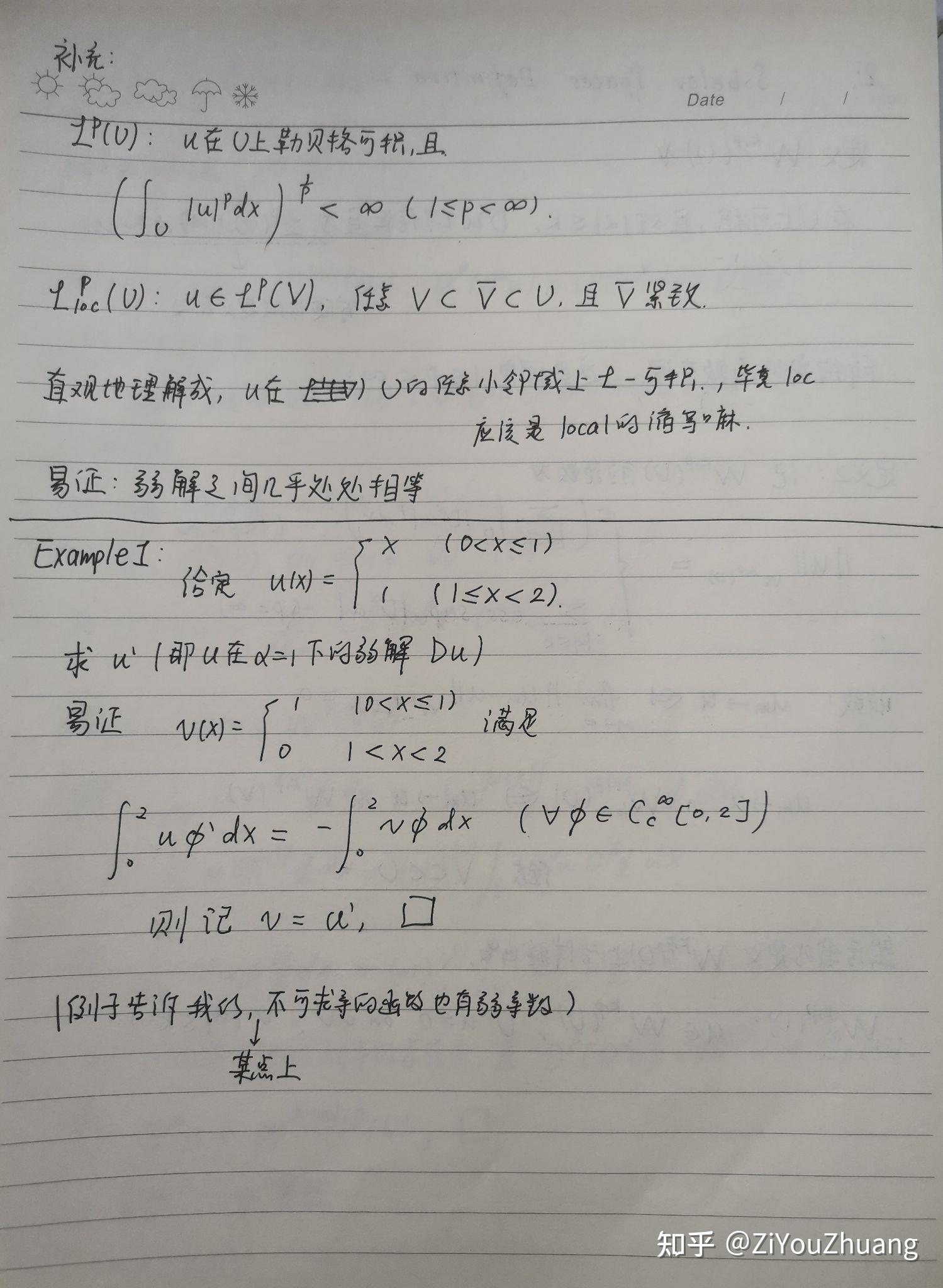 Evans第五章 Holder空间，Sobolev空间 - 知乎