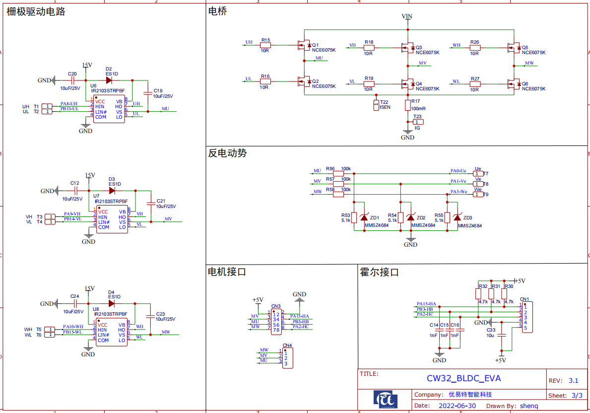 【产品方案】基于CW32的无刷直流空心杯电机有感控制驱动方案 - 知乎