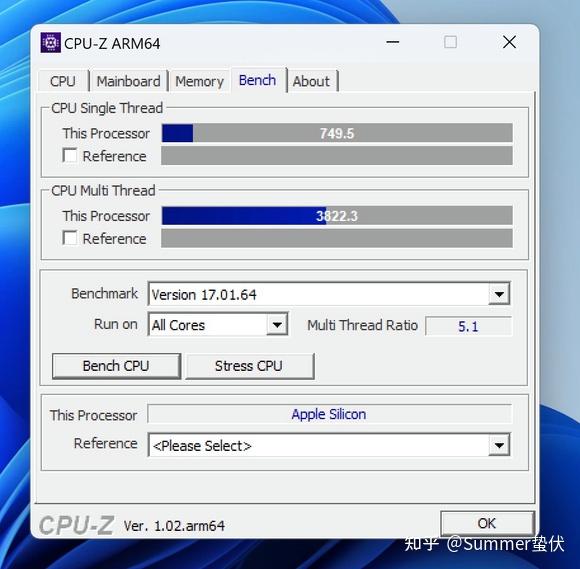重大消息！CPU-Z目前已原生支持arm处理器基准测试！ - 知乎