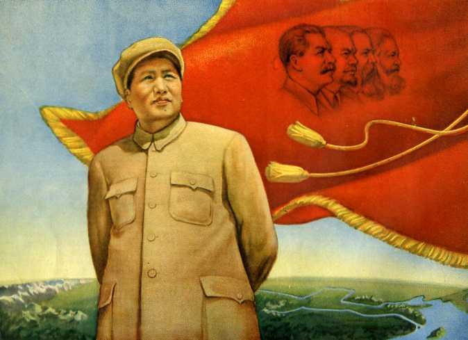 毛泽东思想的光辉照耀着新中国 50年代毛主席的宣传画 - 知乎