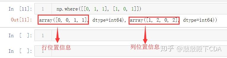 numpy中的np.where - 知乎