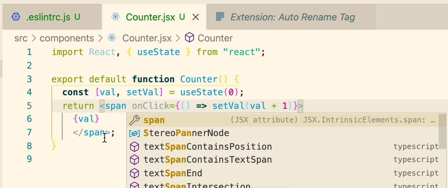 2021 React开发必备的VS Code extension（扩展程序） - 知乎