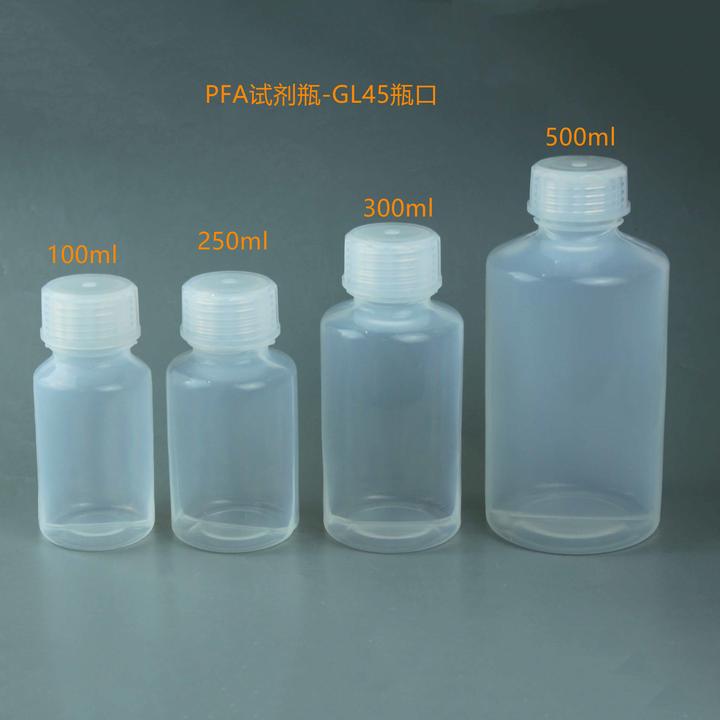 PFA样品瓶250mlGL45广瓶口 耐腐蚀进口PFA试剂瓶无析出溶出 窄口瓶GL32 500ml细口瓶 - 知乎