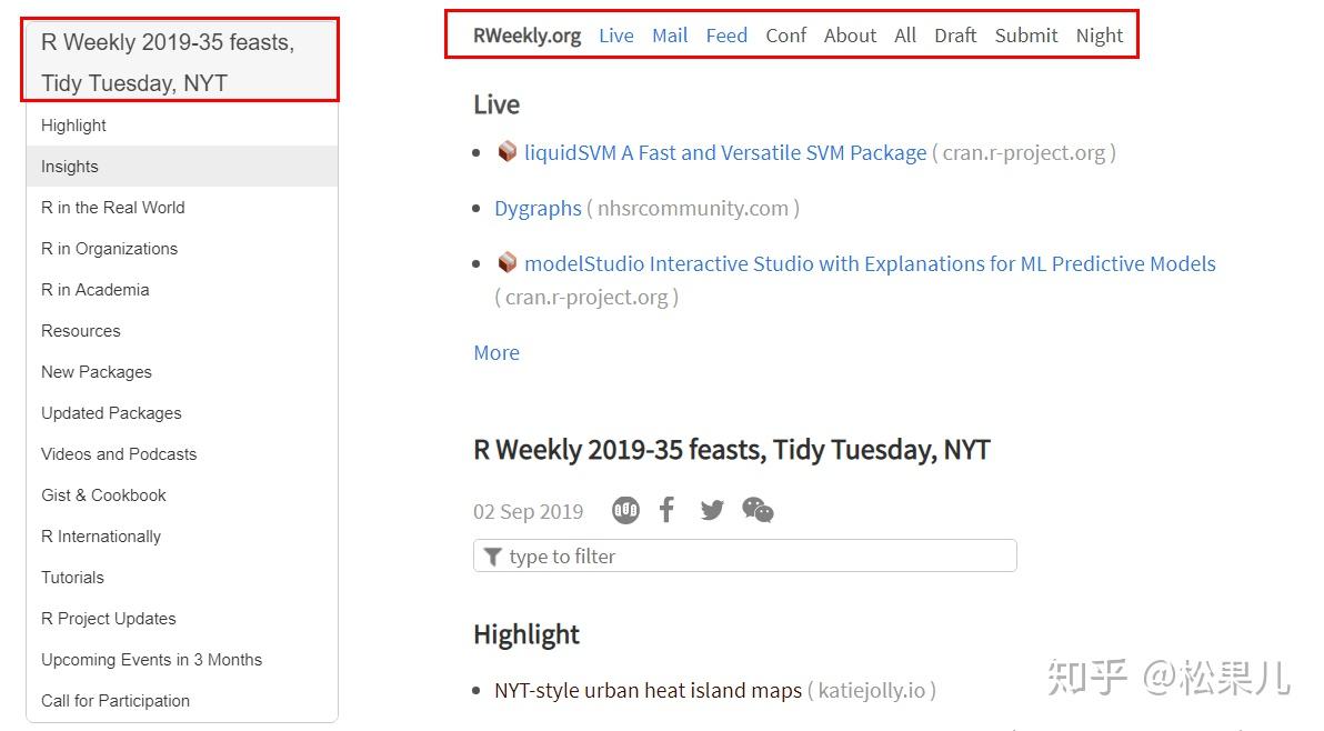 R 学习资源：RWeekly - 知乎