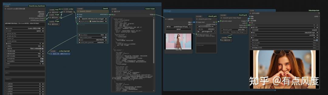 【closerAI ComfyUI】很强！grok-image这波很强！支持中文的音画同步视频生成，强大算力数秒间生成，免费使用吊打开闭源产品 ...