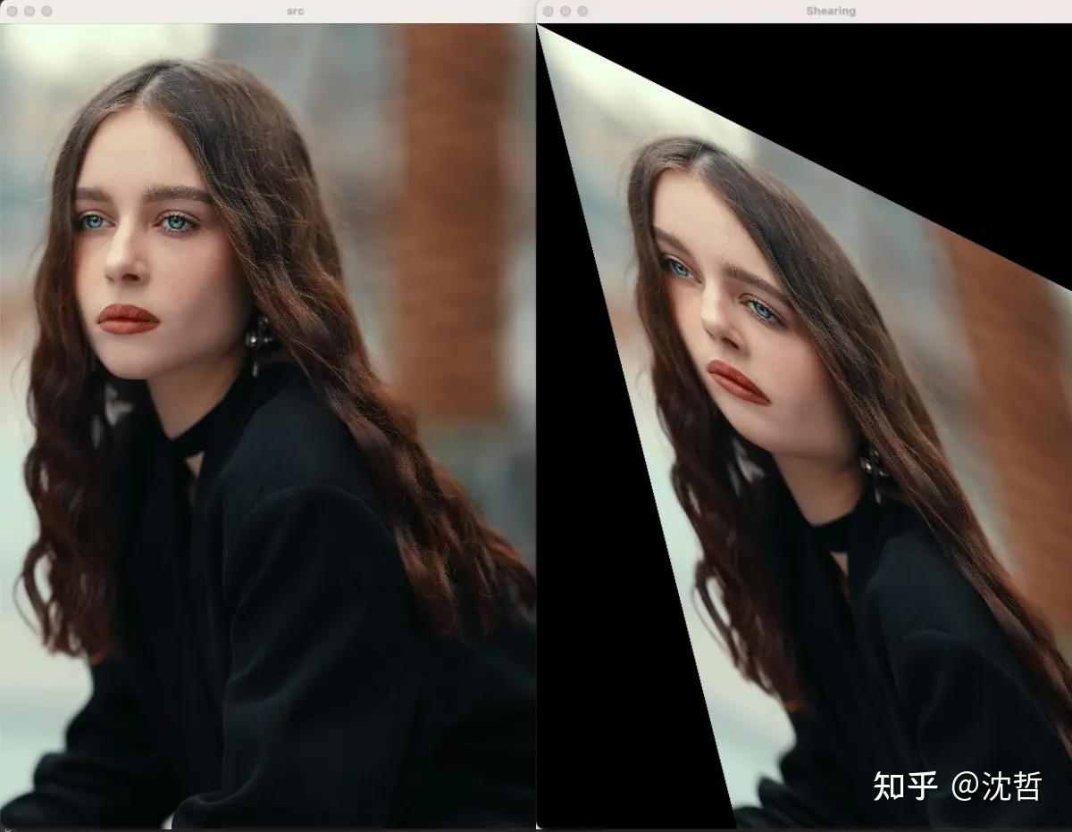 OpenCV 笔记(25)：图像的仿射变换 - 知乎