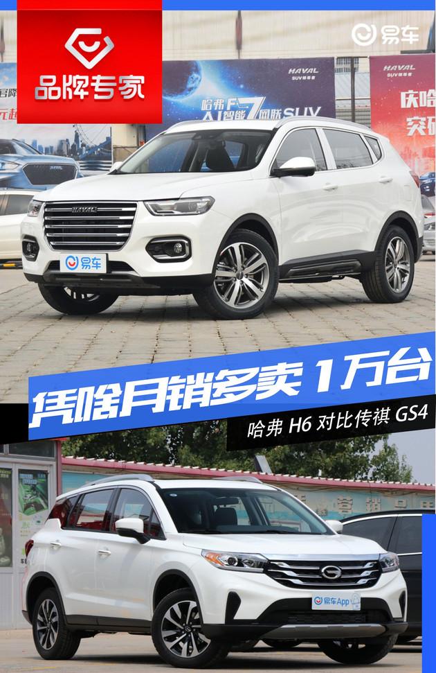 月销比第二名多出10000台？哈弗H6对比传祺GS4 - 知乎