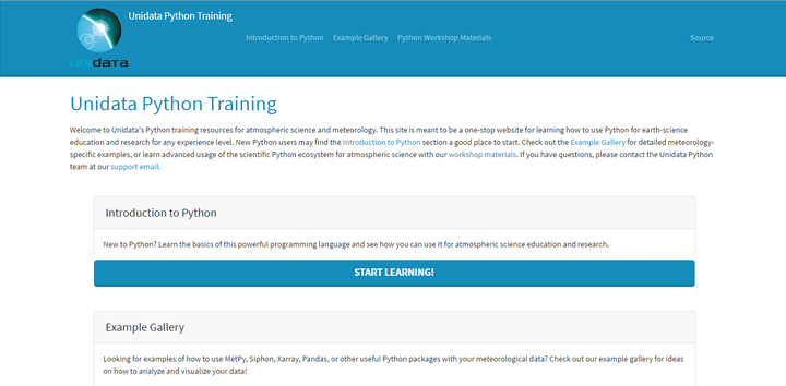 Unidata Python Training——推荐给想学习在大气科学和气象学中使用Python或者想学习Python的你 - 知乎