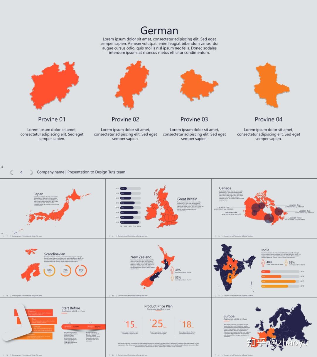 超强地图图表PPT模板来啦，可编辑可动态展示！（建议收藏） - 知乎