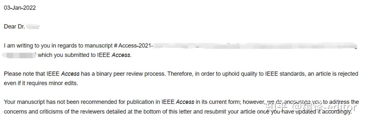 IEEE Access投稿经验分享： - 知乎