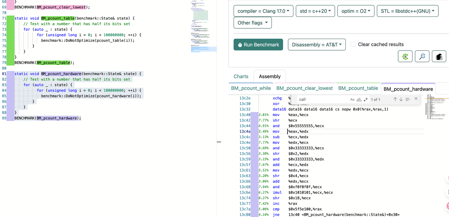 从 Popcount 的不同实现理解性能优化 - 知乎
