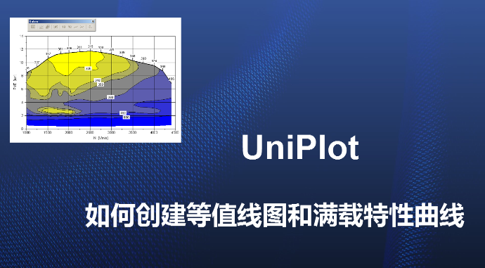 UniPlot 如何创建等值线图和满载特性曲线 - 知乎