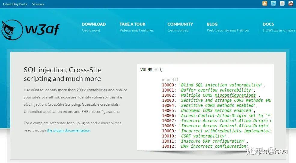 七个优秀开源免费Web安全漏洞扫描工具 - 知乎