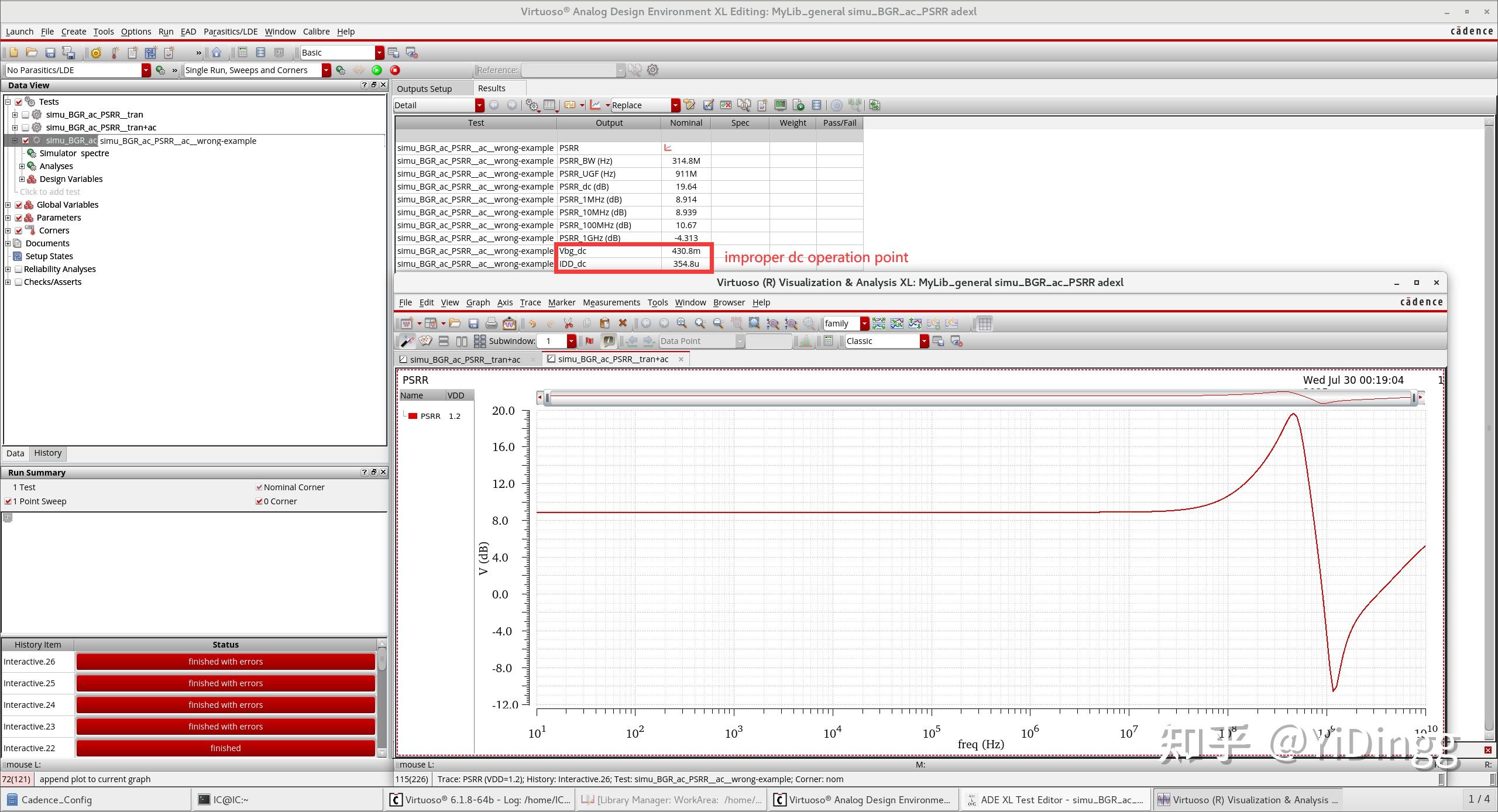 Cadence Virtuoso 教程 (十)：用瞬态仿真结果作为直流工作点进行 ac 仿真 (Using Transient ...