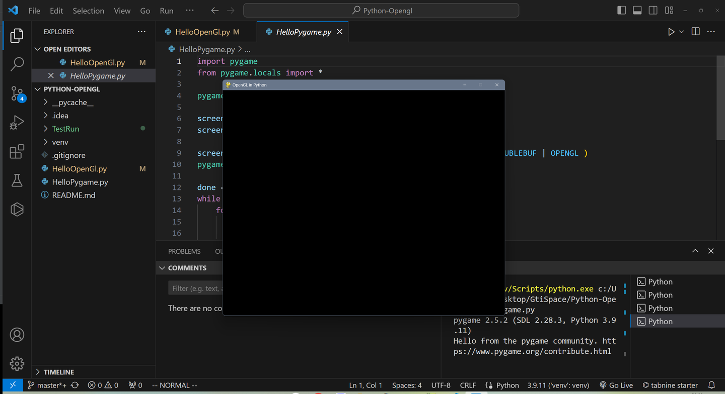 基于 PyGame 的 OpenGL 1: 安装及配置 - 知乎