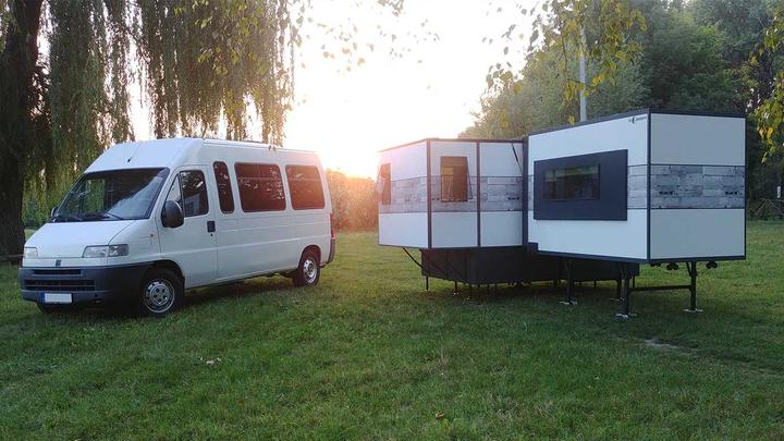 给国产房车一个参考：可以塞进面包车的ioCamper折叠露营模块 - 知乎