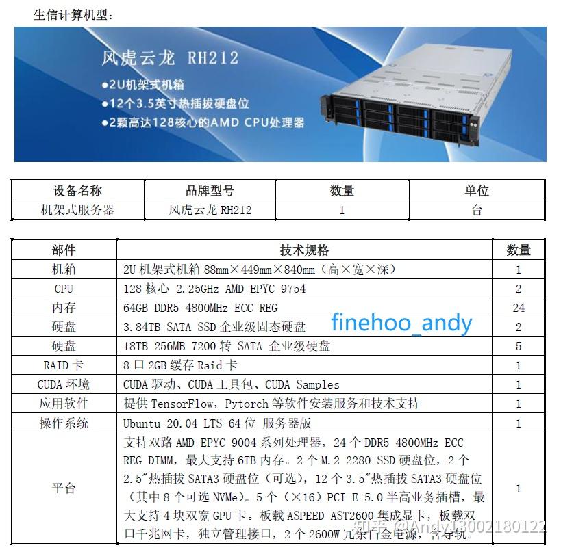 探索风虎云龙RH212：高性能科研服务器的极致体验 - 知乎