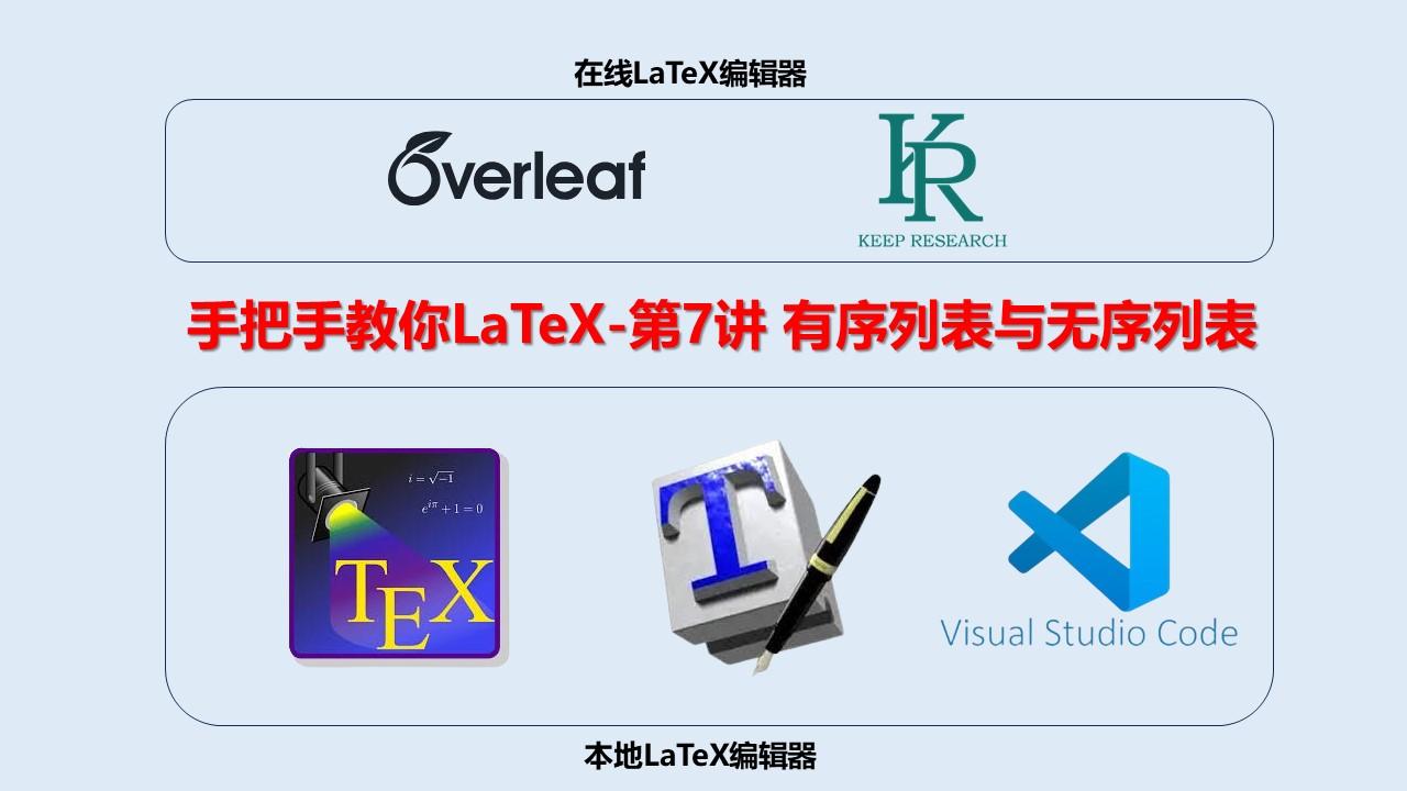 手把手教你LaTeX(日更)- 第7讲 列表的创建——有序列表与无序列表 - 知乎