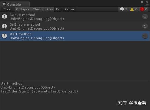 Unity3d中OnEnable和Start方法的执行先后顺序 - 知乎