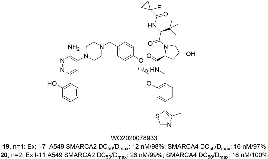 合成致死靶点SMARCA2: PROTAC蛋白降解剂 (专利综述) - 知乎