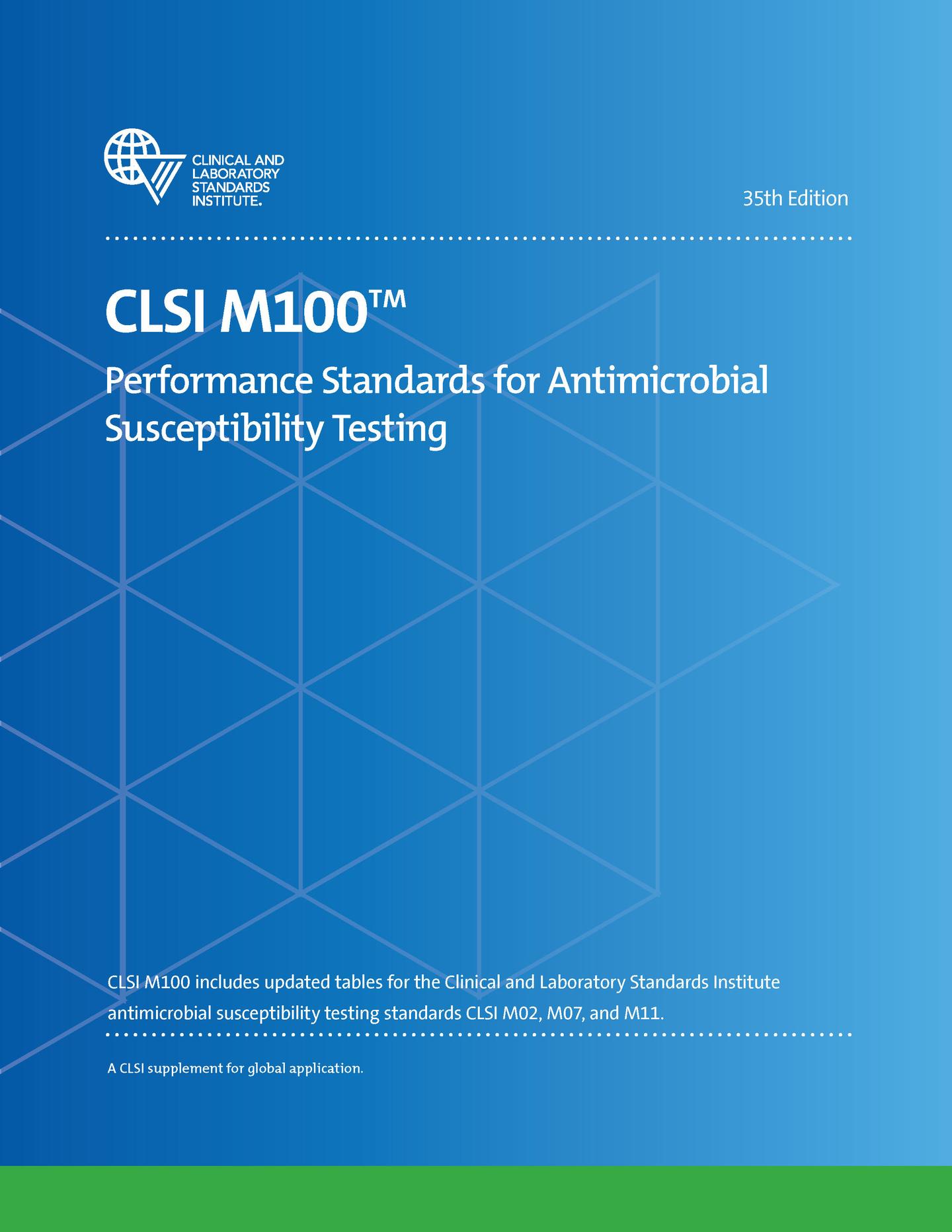 CLSI M100-2025 抗微生物药物敏感性试验执行标准 - 知乎