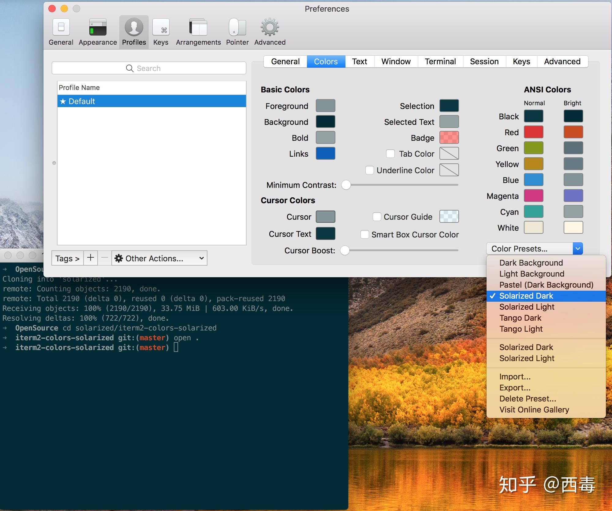 iTerm2 + Oh My Zsh 打造舒适终端体验 - 知乎