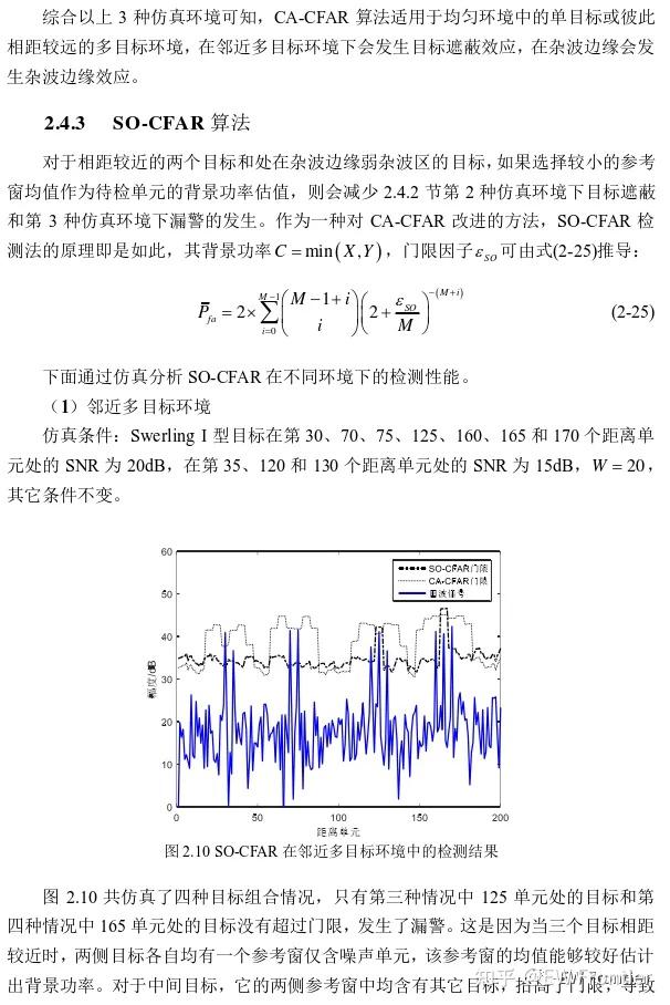 【CFAR】雷达目标检测之恒虚警检测（CA/SOCA/OS/GOCA-CFAR）【附MATLAB代码】 - 知乎