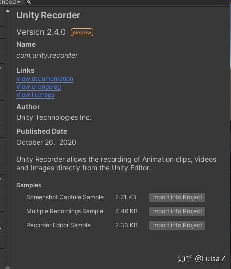 Unity Recorder 简易教程 - 知乎