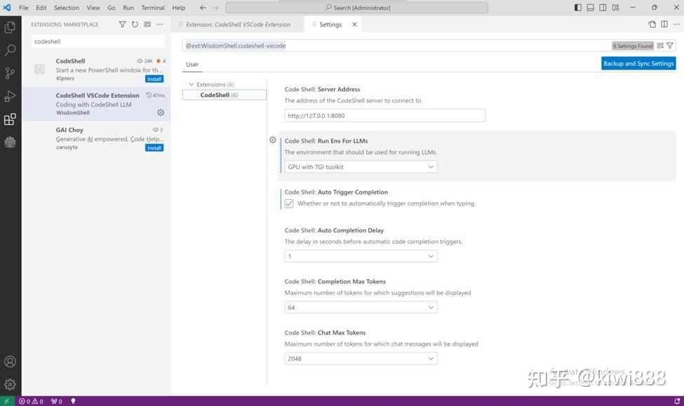 Codeshell VScode on Windows - 知乎
