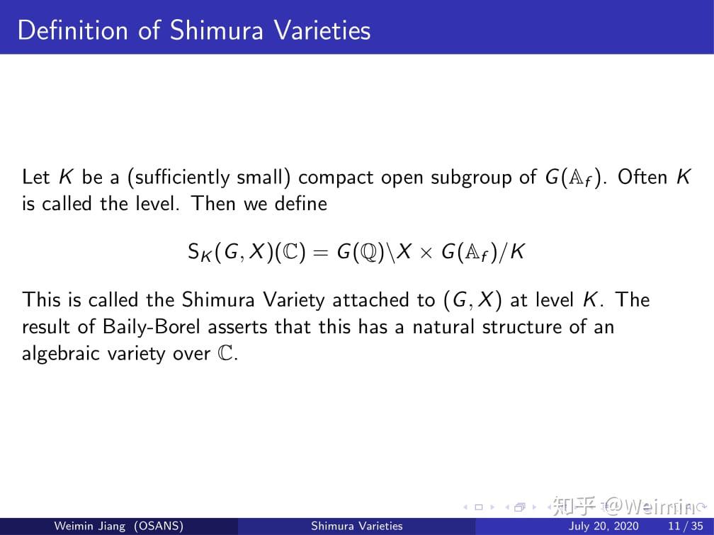 Shimura Varieties and Langlands-Kottwitz method - 知乎
