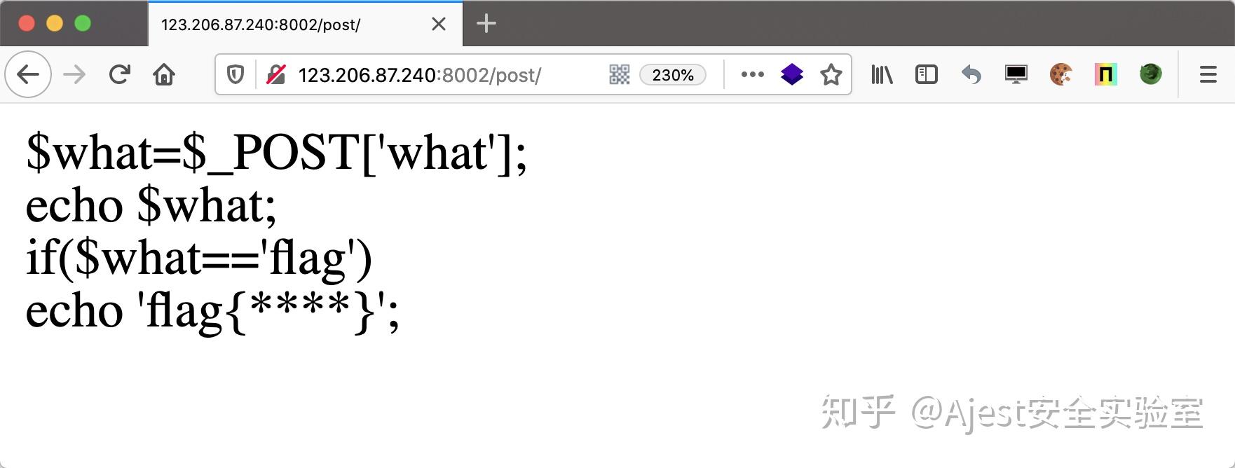 [CTF]BugKu - Web - web基础$_POST - 知乎
