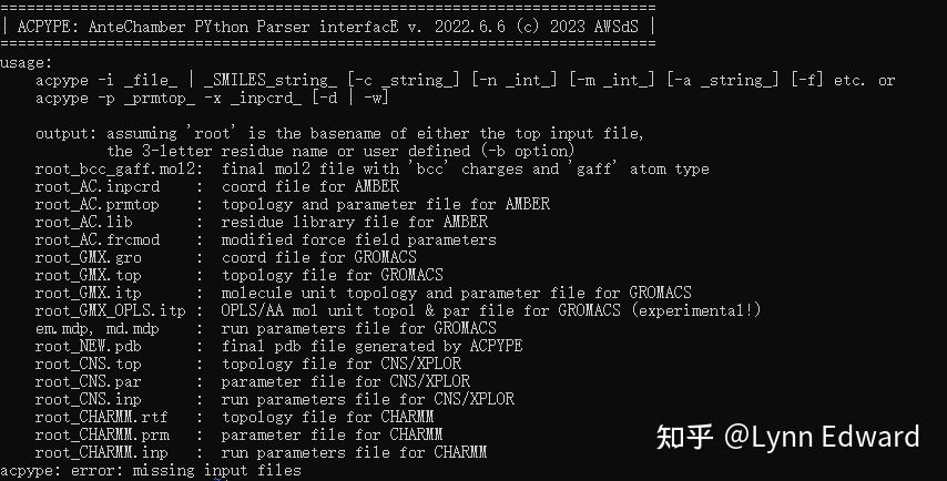 Ambertools和acpype的安装 - 知乎