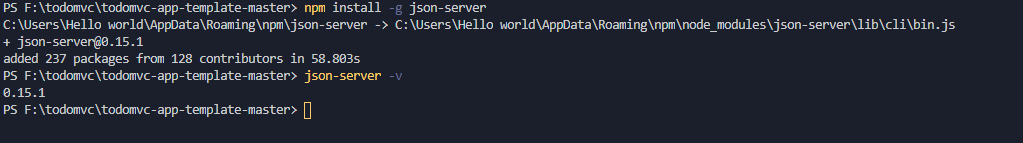 无法将“json-server”项识别为 cmdlet、函数、脚本文件或可运行程序的名称 - 知乎
