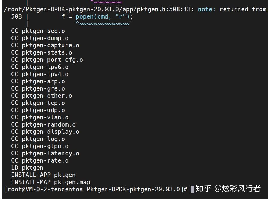 DPDK19.11.8 +pktgen-20.03.0 编译及使用（笔记） - 知乎