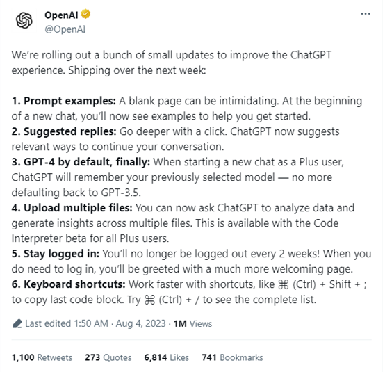 ChatGPT新增6个功能：超强的文件上传和分析功能来啦！ - 知乎