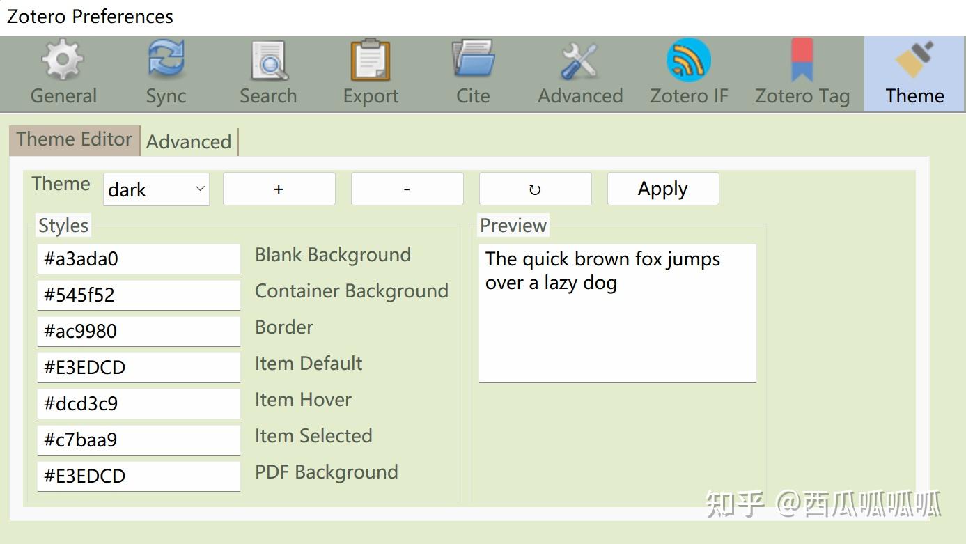 分享好看的zotero配色码 - 知乎