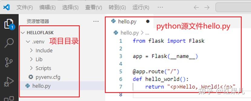 用Flask框架管理路由、生成Web页面信息（Hello World） - 知乎