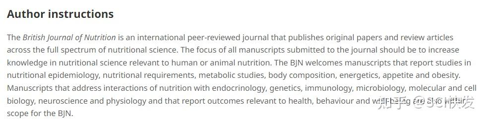 SCI期刊分析：营养学JCR3区，无版面费，国人发文量第三 - 知乎