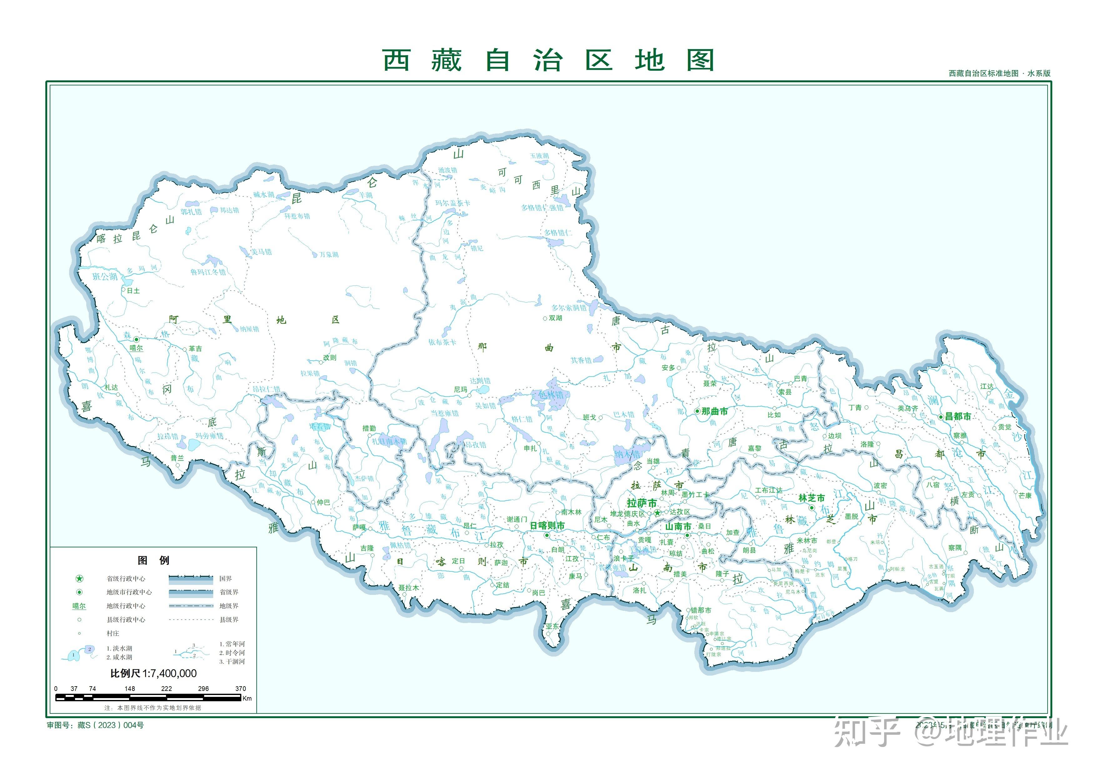西藏自治区地图 - 知乎