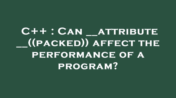 温(学)习Modern C: packed编译器提示 - 知乎